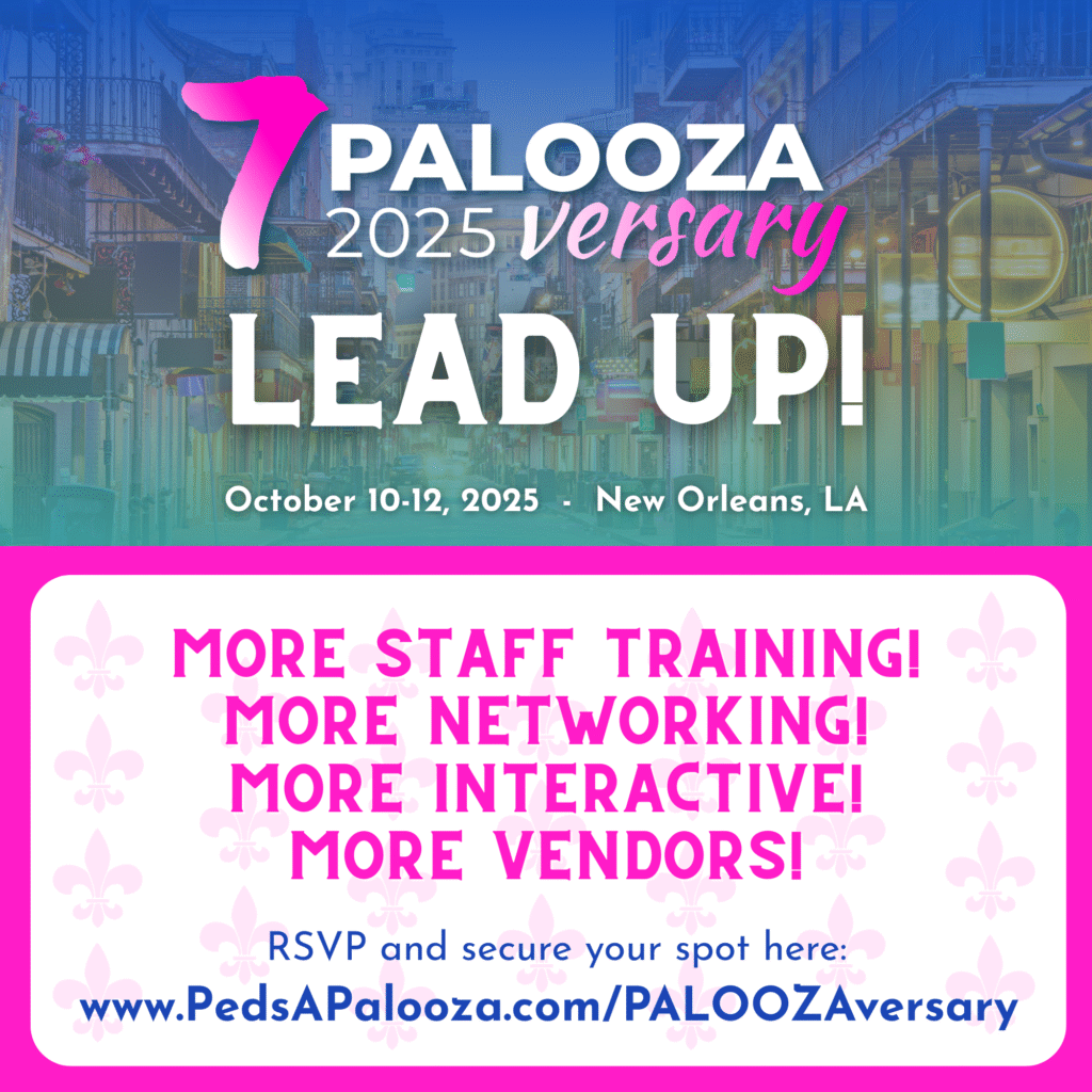 PALOOZAversary Day 1 - Peds-A-Palooza